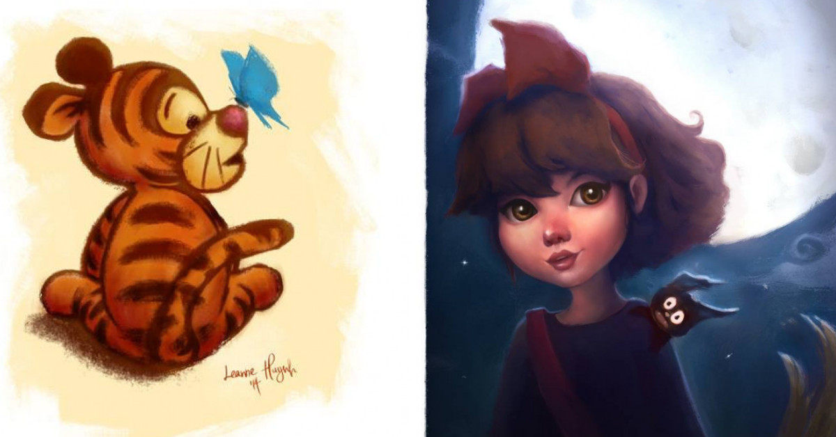 Here Are The Most Adorable Disney Characters Illustrations That You ...