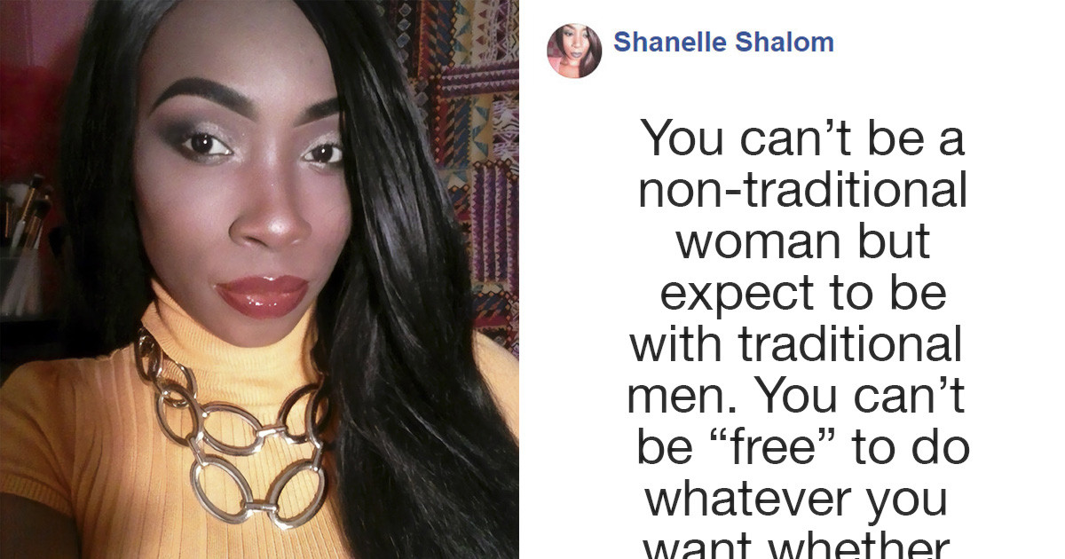 Woman Tries To Make Statement on So-Called Non-Traditional Women And ...