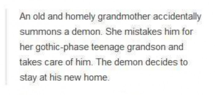 Tumblr User Writes A Story About A Demon And A Grandma And The Result ...