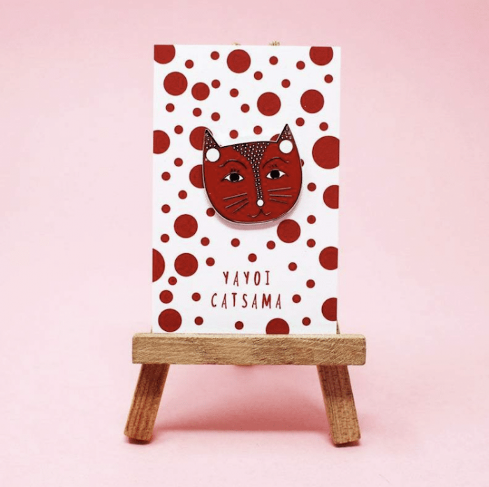 Artist Transforms Famous Artists Into Adorable Cat-Themed Enamel Pins