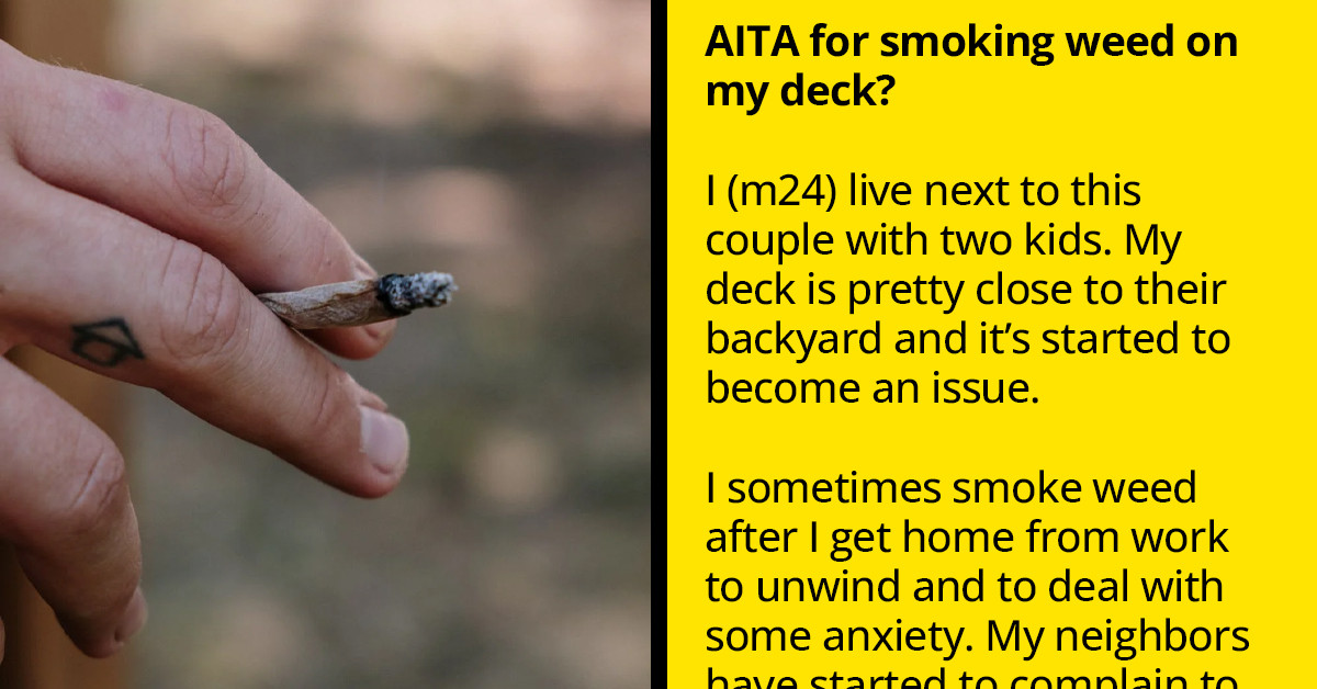 Smoker Stands His Ground Against Neighbors Who Insist He Stops Smoking Weed In His Own Property ...