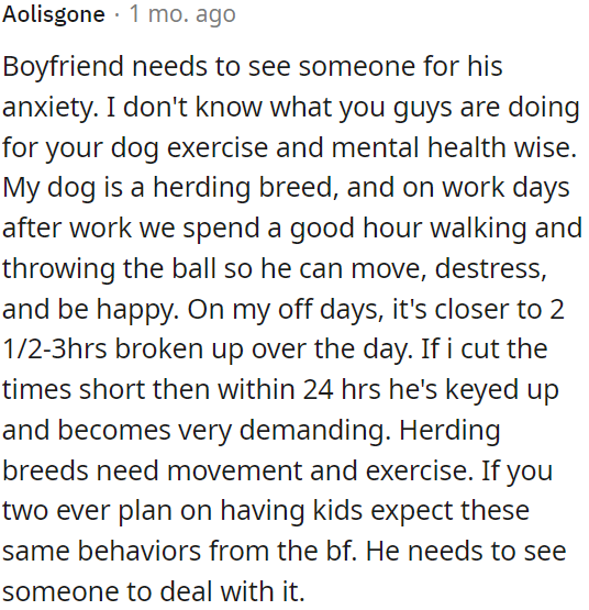 Redditor Seeks Advice On Handling Boyfriend's Fear Of Something ...