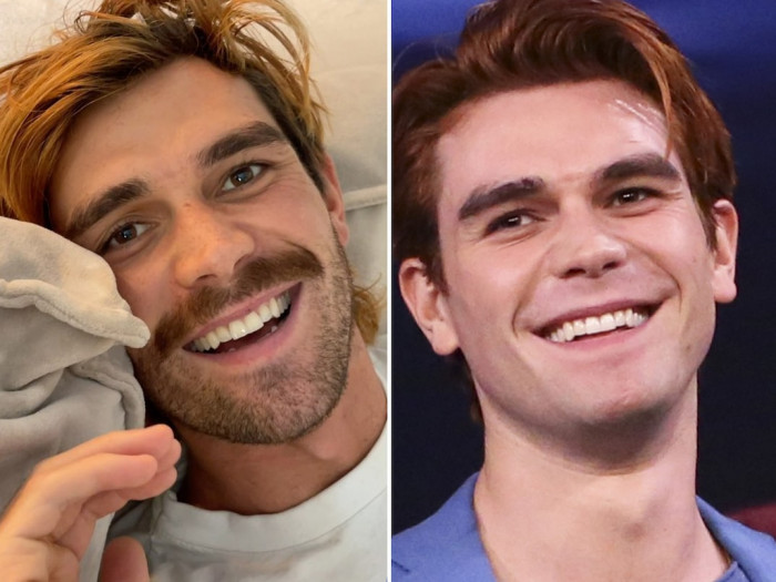 Side By Side Photos Of Celebrities With And Without Facial Hair Is ...