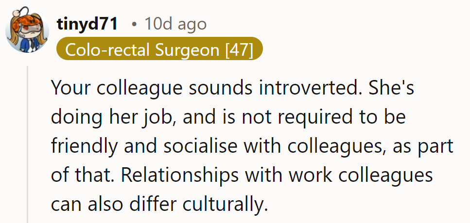 Redditor Faces Backlash For Criticizing Colleague's Introverted ...