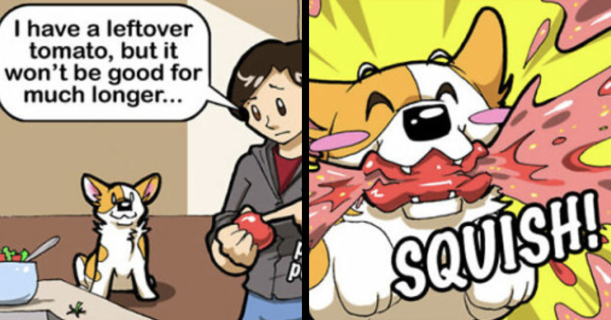 Artist Turns Rescue Dog Life Into Weekly Comical Webtoons