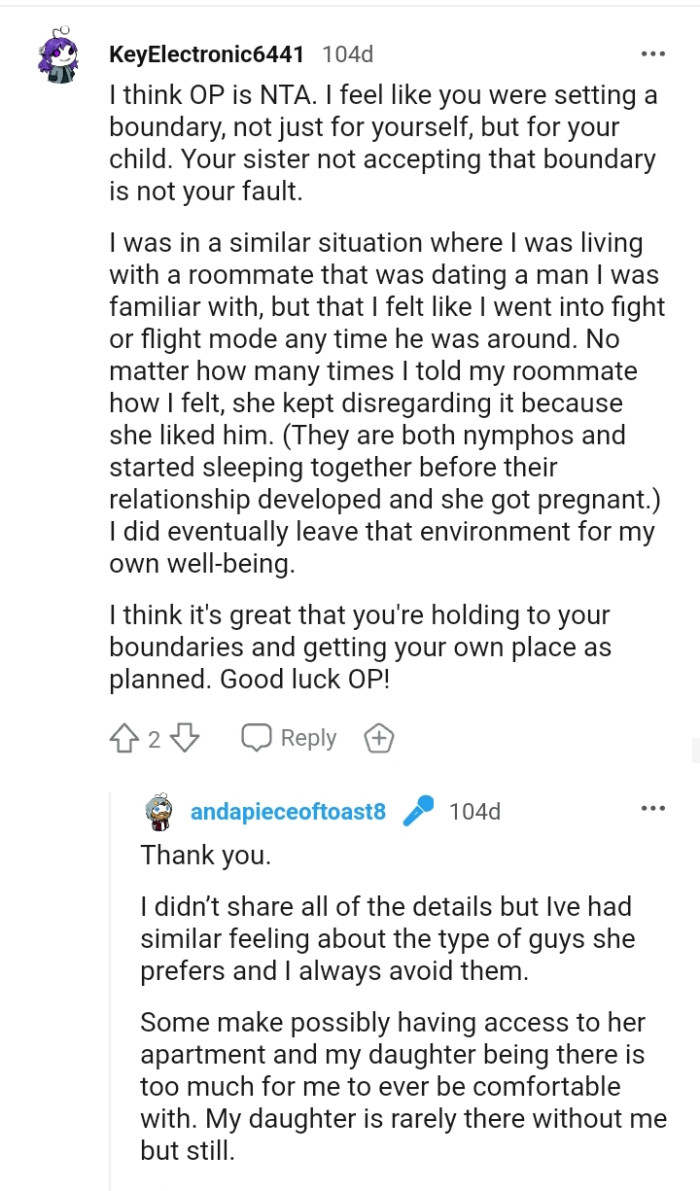 Single Mom Refuses Sisters Proposal To Be Her Roommate As She Doesnt