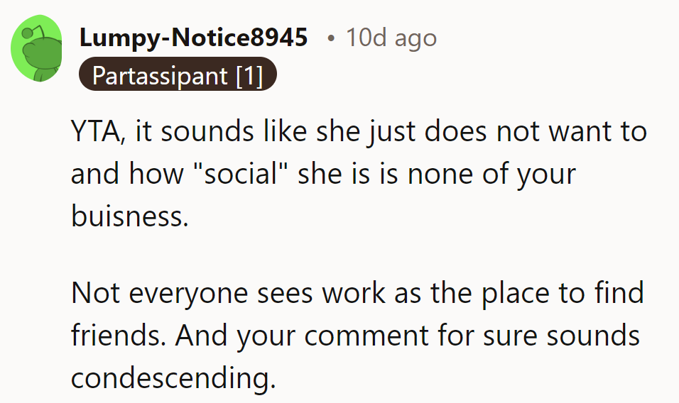 Redditor Faces Backlash For Criticizing Colleague's Introverted ...