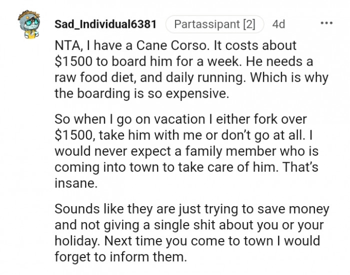 Redditor Refuses To Dog Sit Her Dad s High Maintenance Dog While He Redditor Refuses To Dog Sit Her Dad s High Maintenance Dog While He