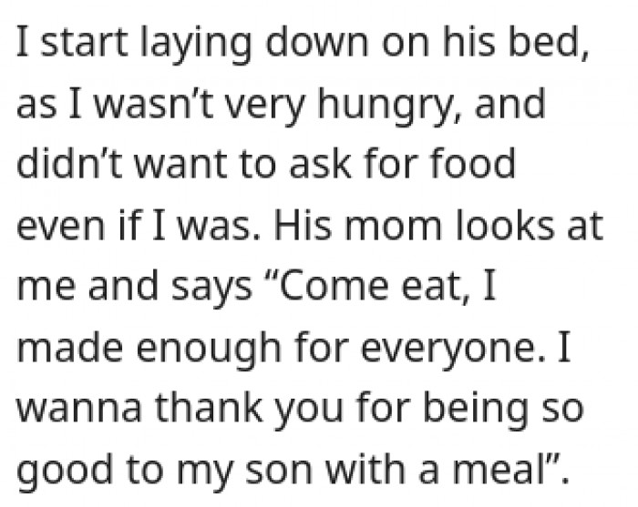Mother Gets Annoyed After Her Sons Gf Refuses To Even Taste The Dinner