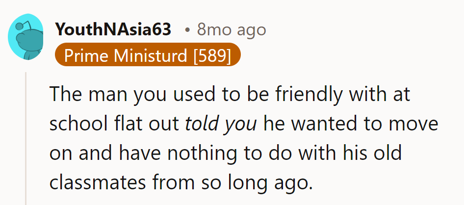 Entitled Man Pretends Not To Recognize Former Classmate, Then Gets ...