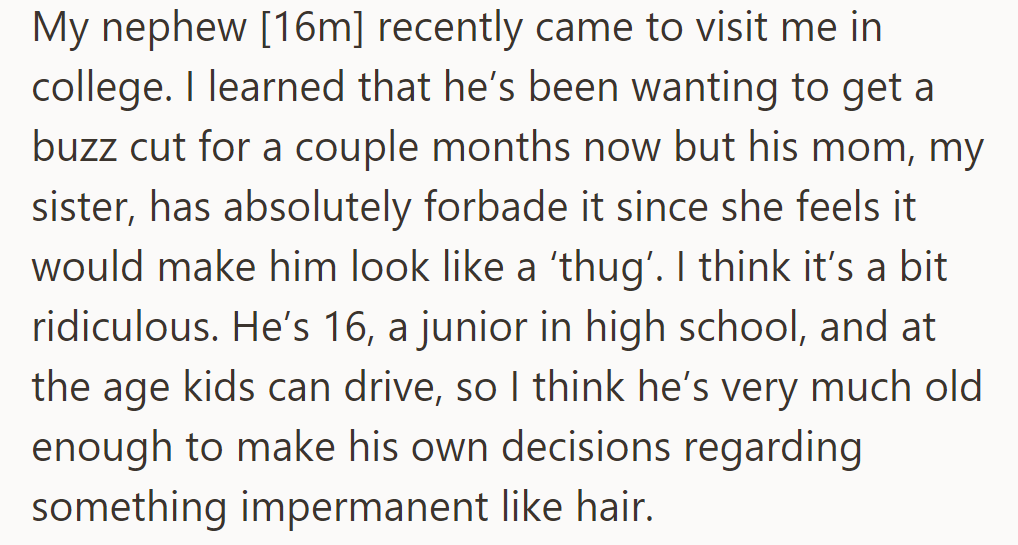 Uncle Allows Teen Nephew To Buzz Cut Hair Against Mother's Wishes ... Uncle Allows Teen Nephew To Buzz Cut Hair Against Mother's Wishes ...