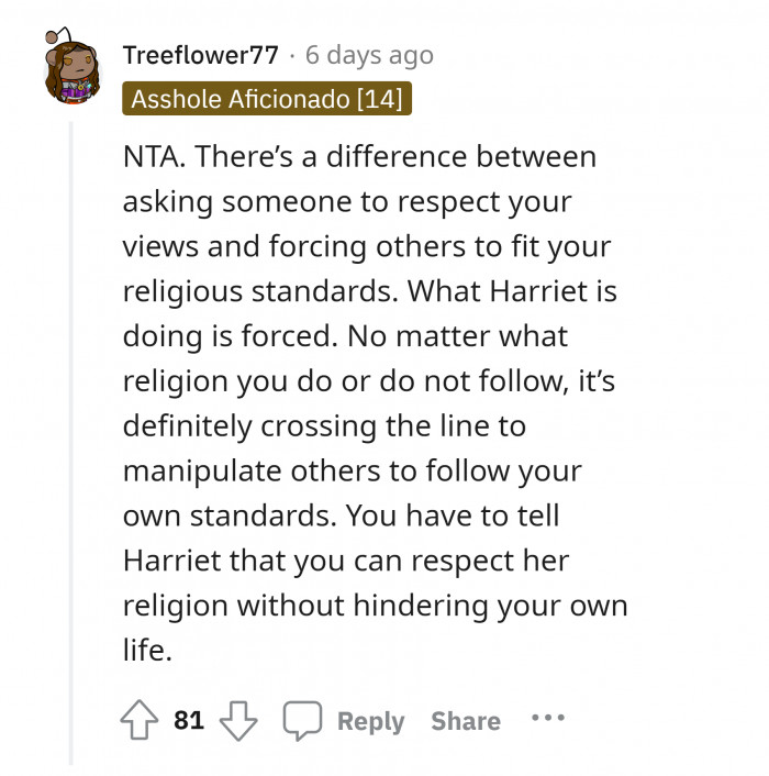 Woman Asks Reddit If She Was Wrong For Not Changing Her Lifestyle To ...