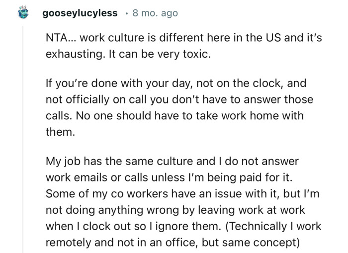 Redditor Faces Backlash From Colleagues For Dodging Work Calls And ...